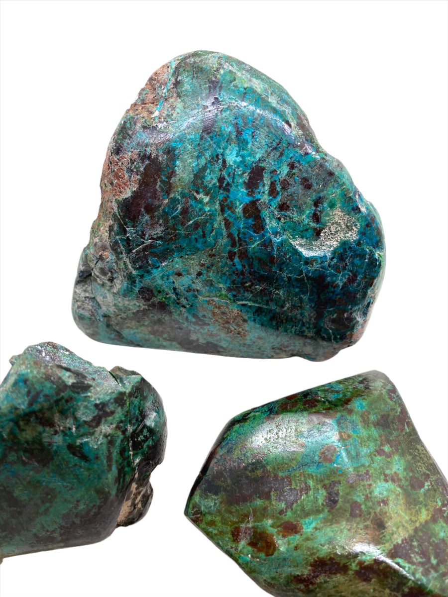 Chrysocolla Polished Face – Alchemy & Aura
