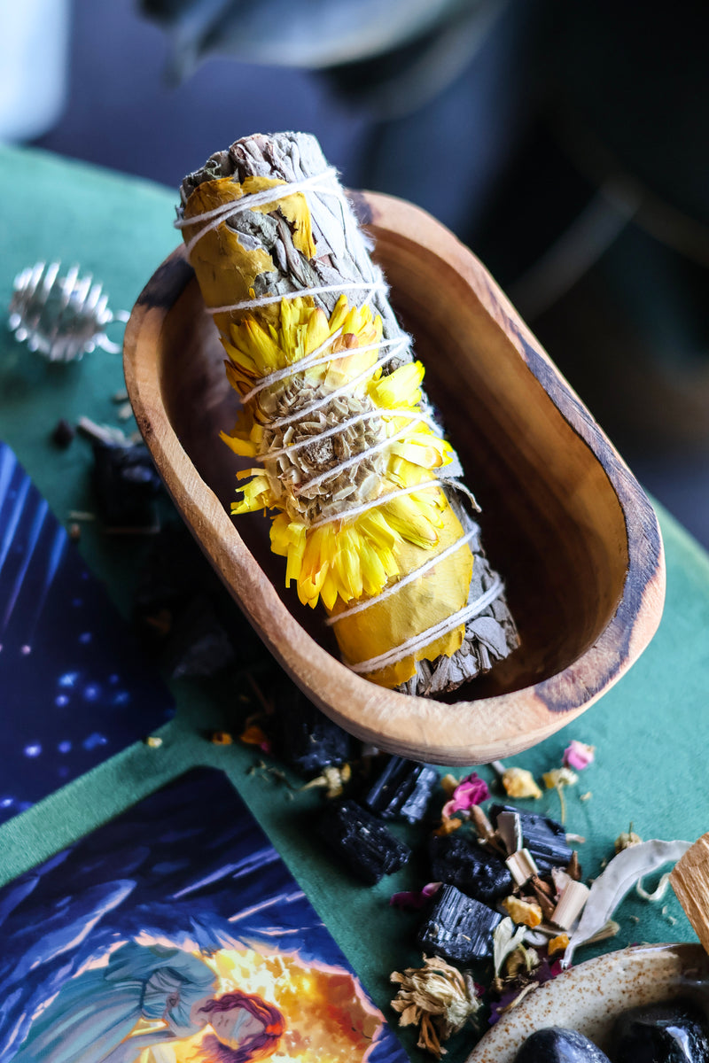 Sunflower Sage 4" Bundle – Alchemy & Aura