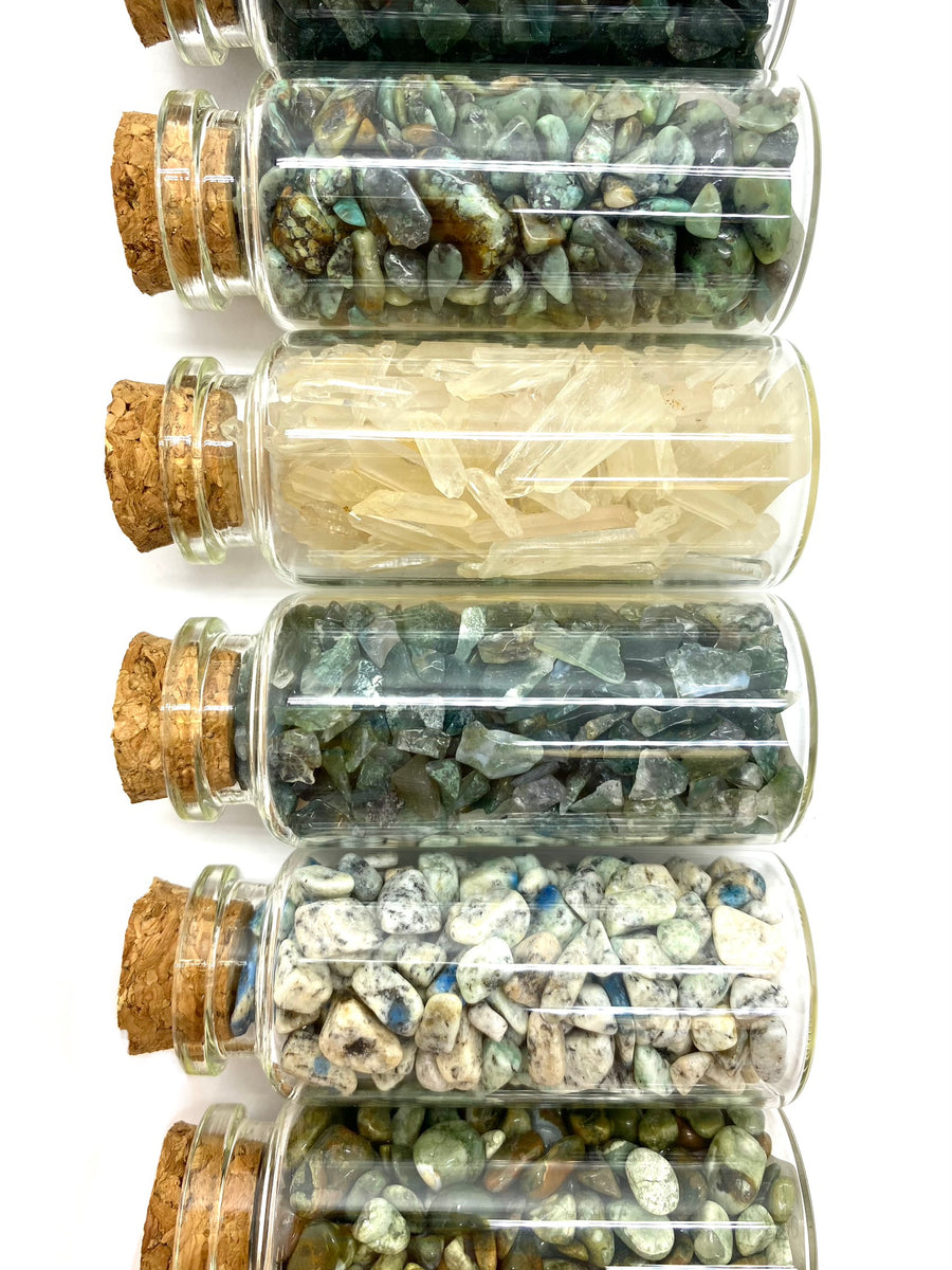 Crystal Chip Mini Jars - Small – Alchemy & Aura