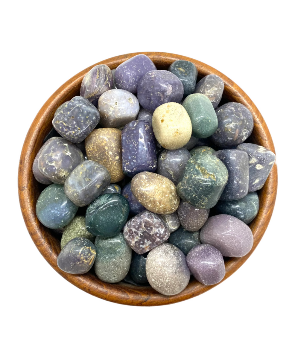 Grape Agate Tumbled – Alchemy & Aura